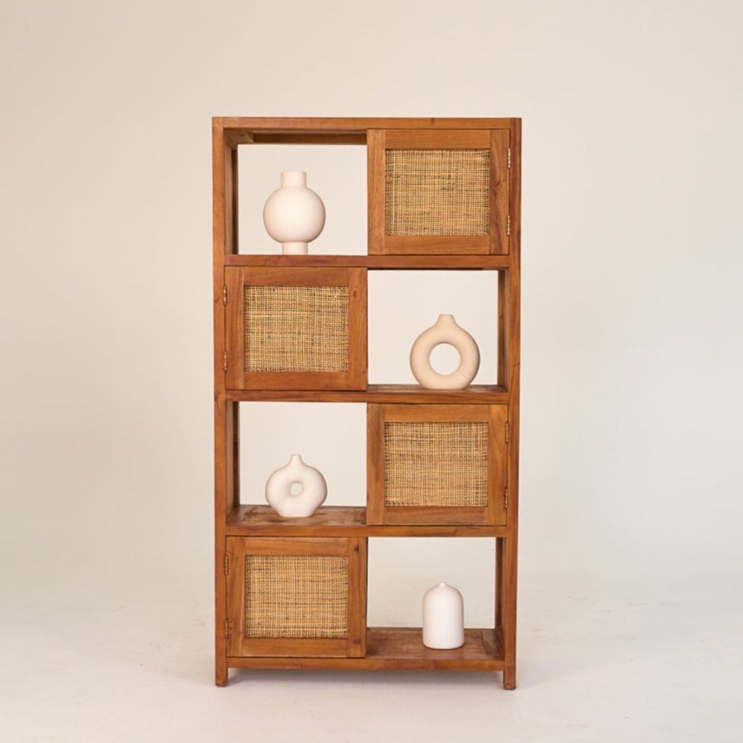 Natura Mavi Solid Wood Shelf – Natura Living Dubai